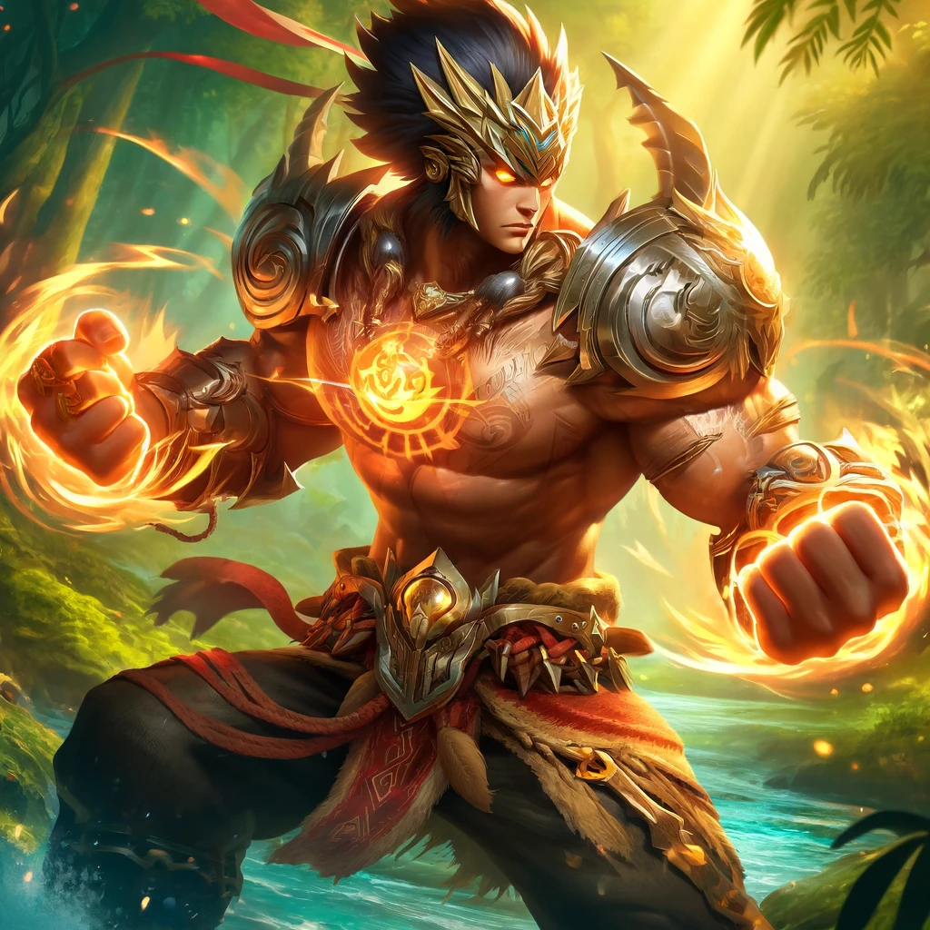 Badang: Pahlawan Suku dengan Kekuatan Tangan Besi - Legenda Vortixel